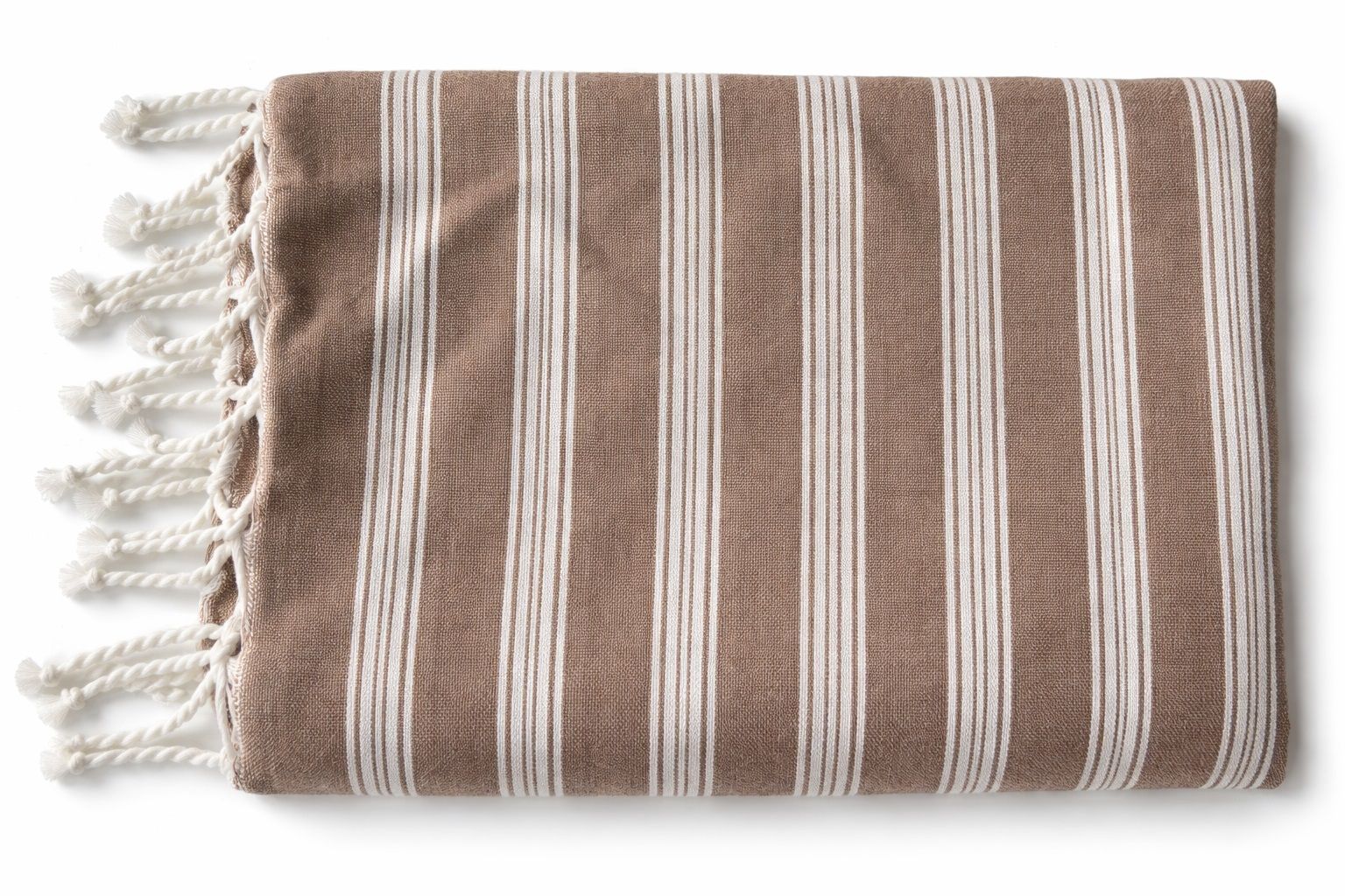 Fouta coton Riva beige le comptoir du paréo